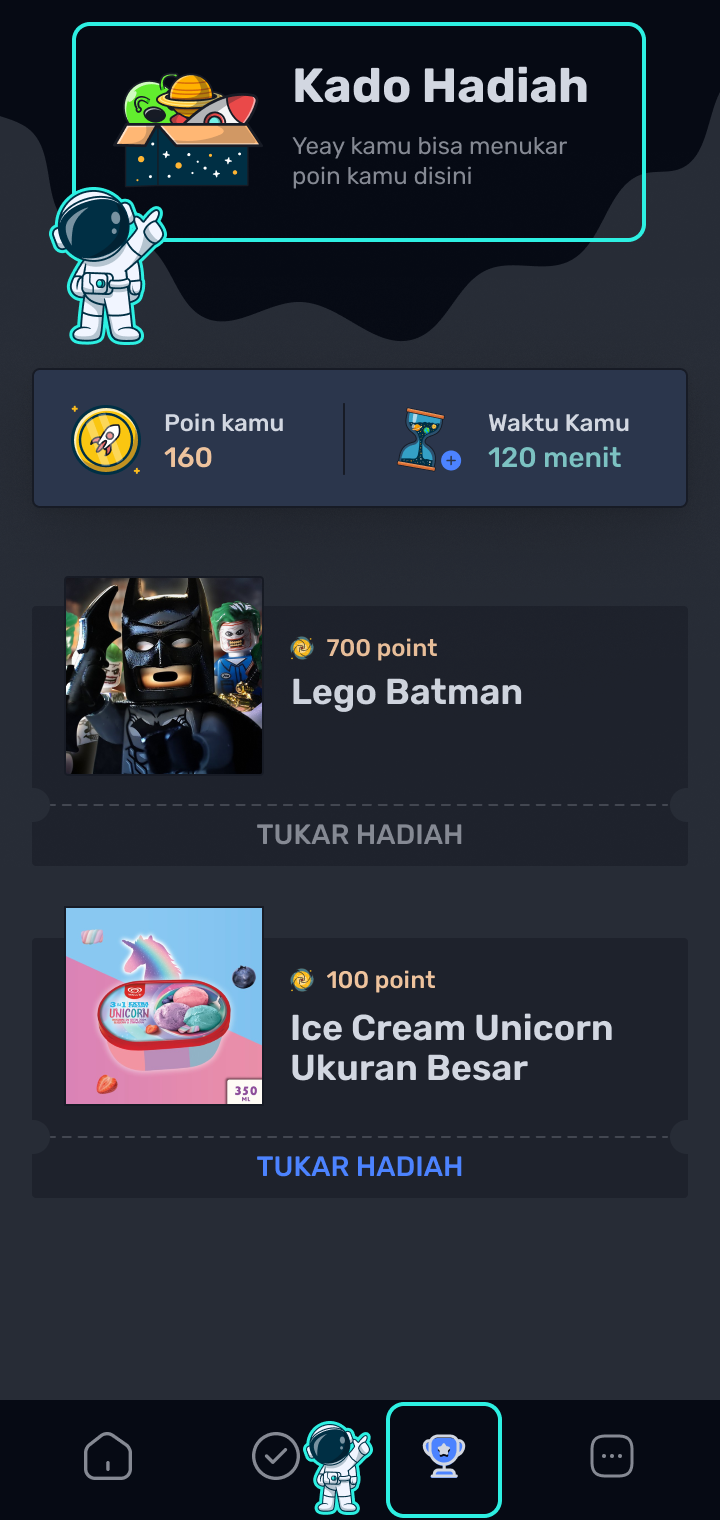 Bimbit Anak – Menukarkan Hadiah – bimbit.id